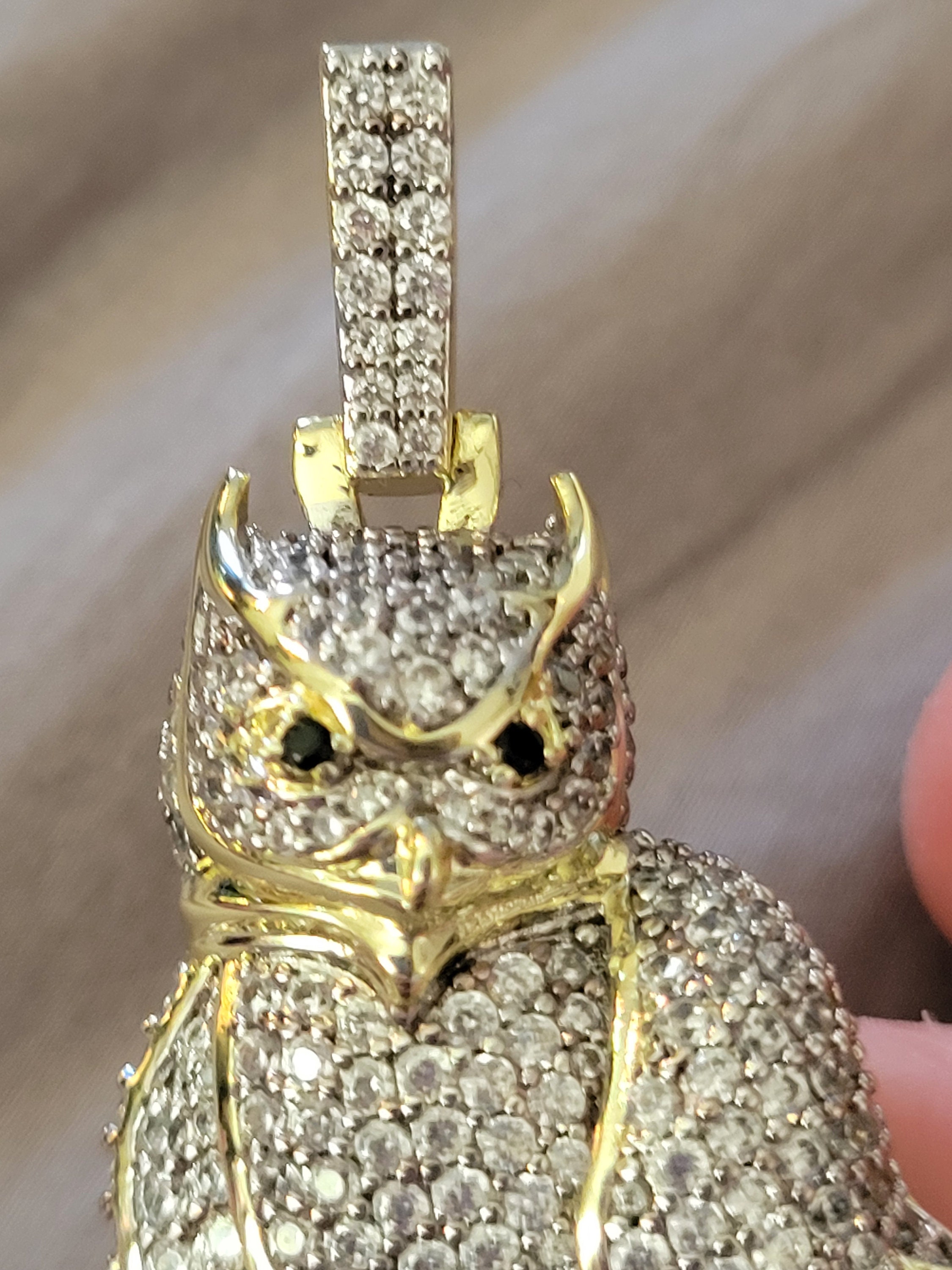 Like New GLD Gold Owl Pendant Necklace - Etsy