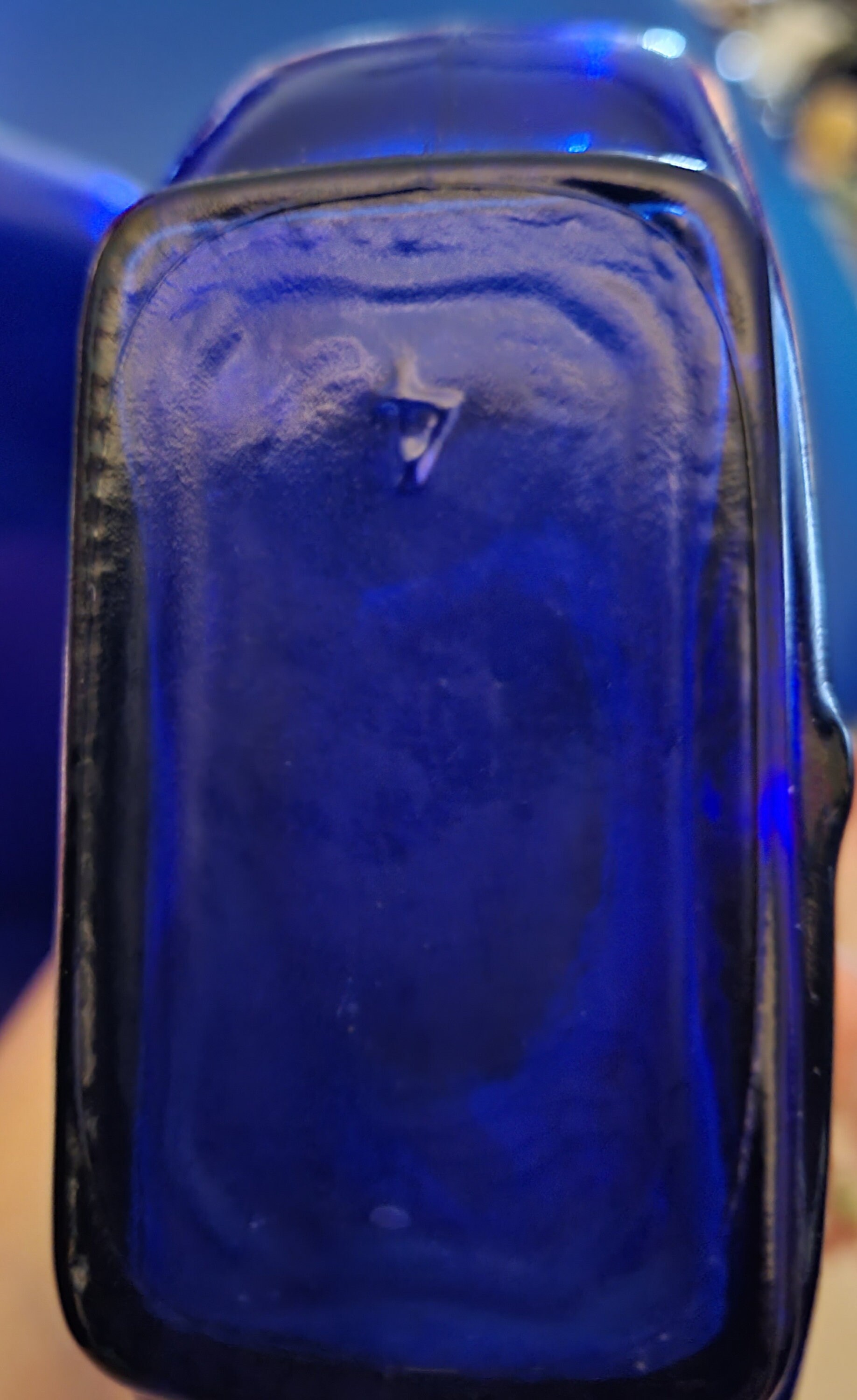 Vintage Pair Wheaton Cobalt Blue Violin Cello Bottles 4 and 5 Glass ...