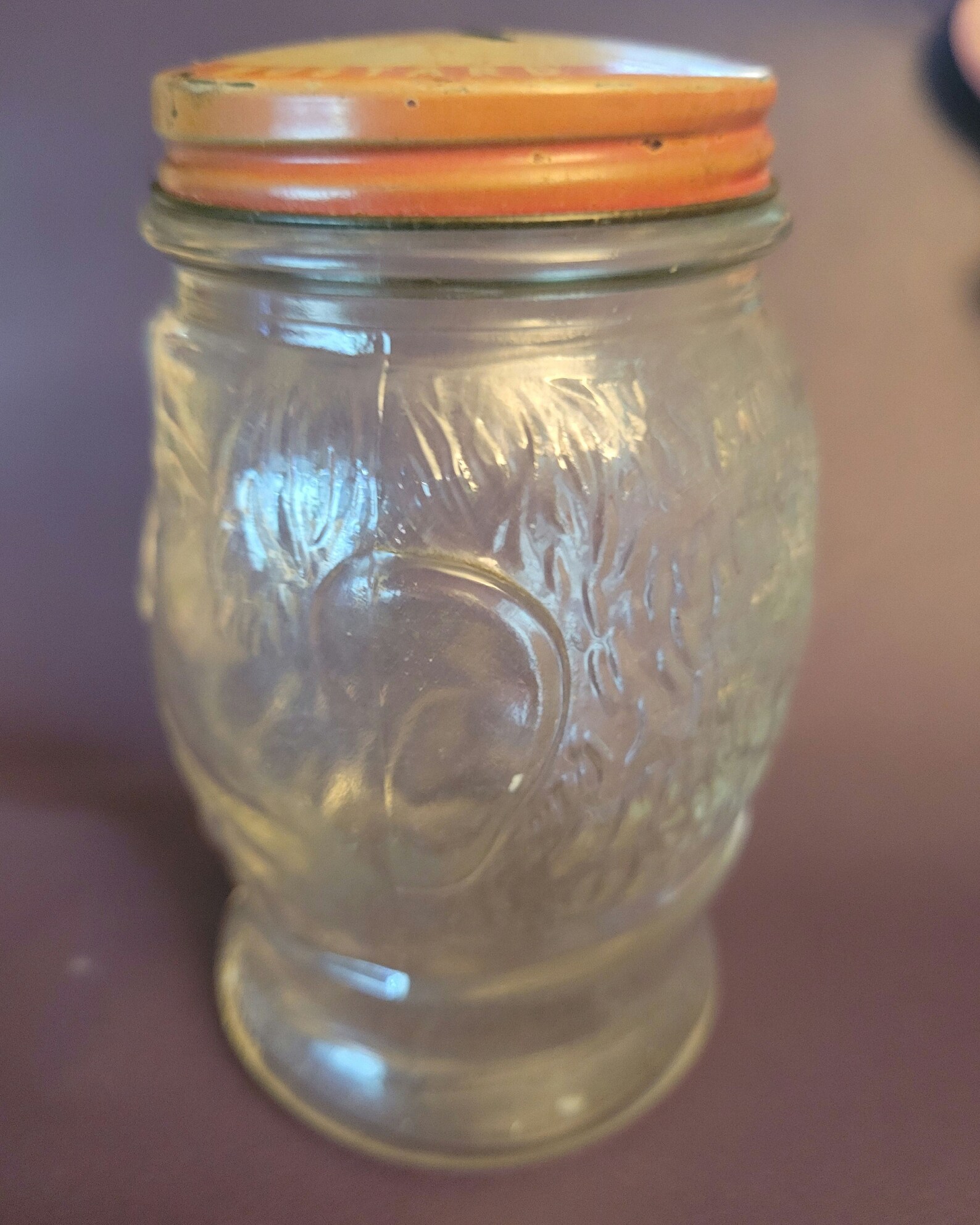 Vintage "lucky Joe" Jolly Joe Louis Boxer Commemorative Mustard Glass ...