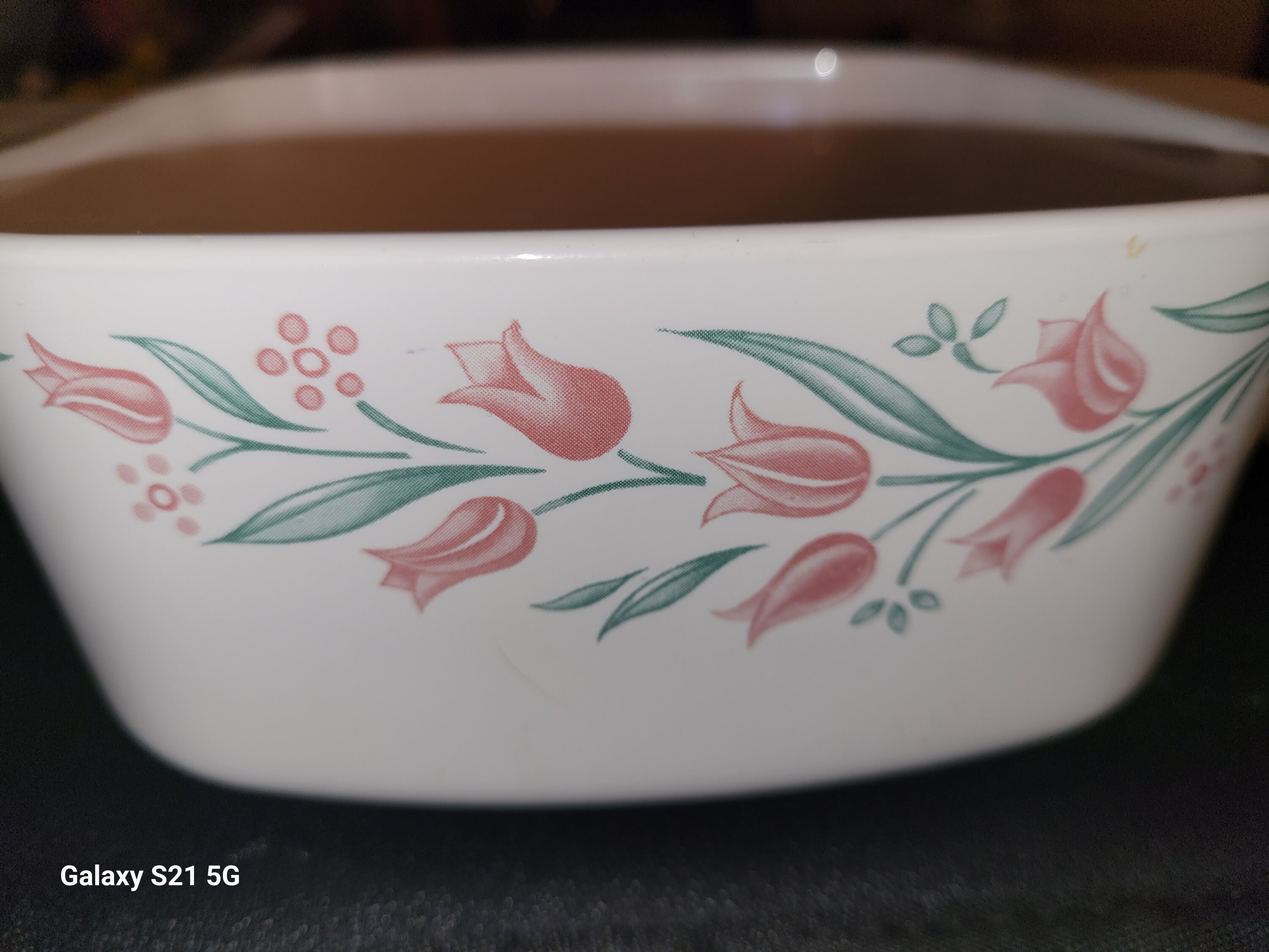 Vintage Corningware Rosemarie Pink Tulip Casserole Dish - Etsy