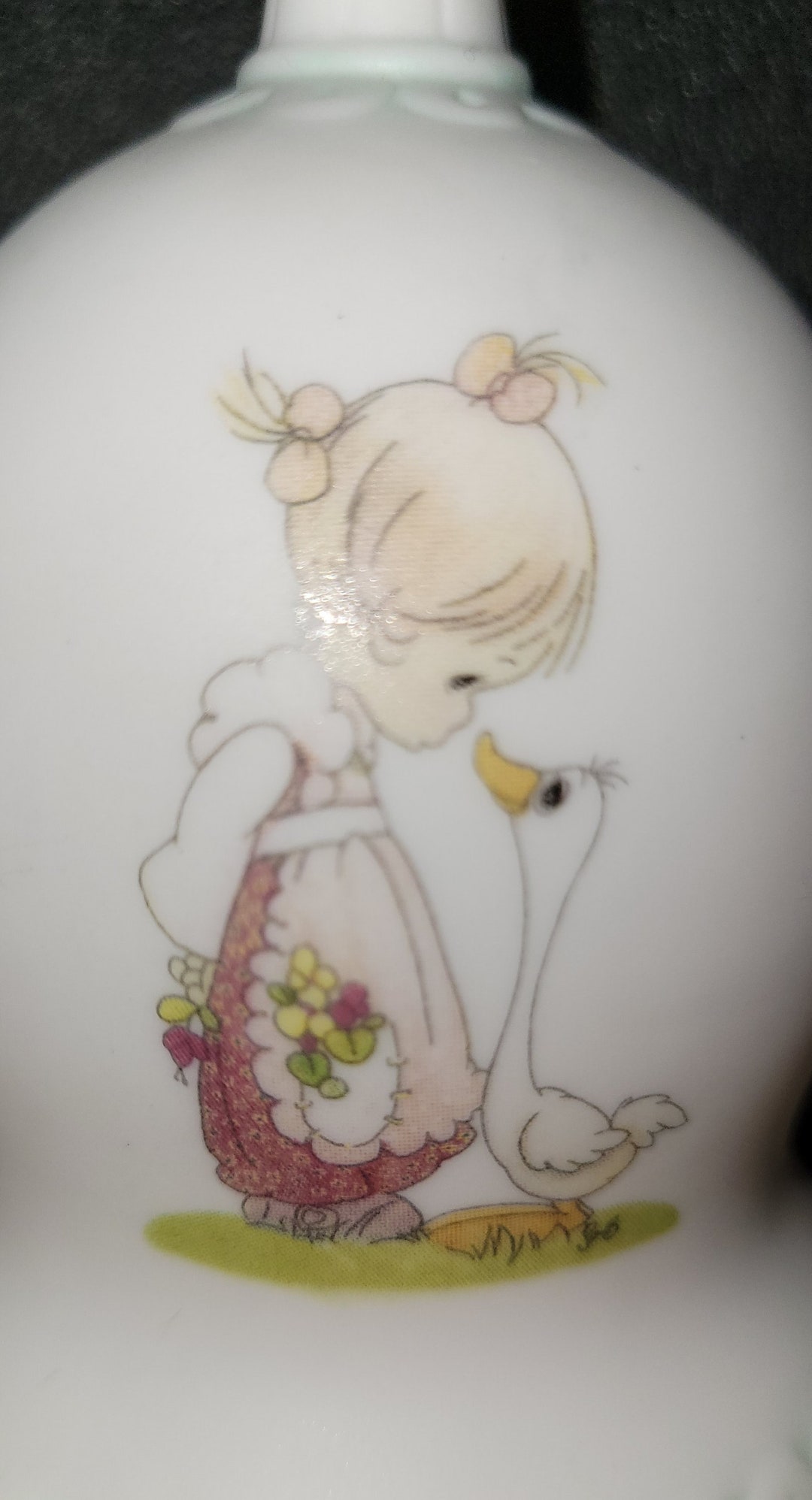 Vintage Precious Moments Bell 2001 Enesco Goose - Etsy