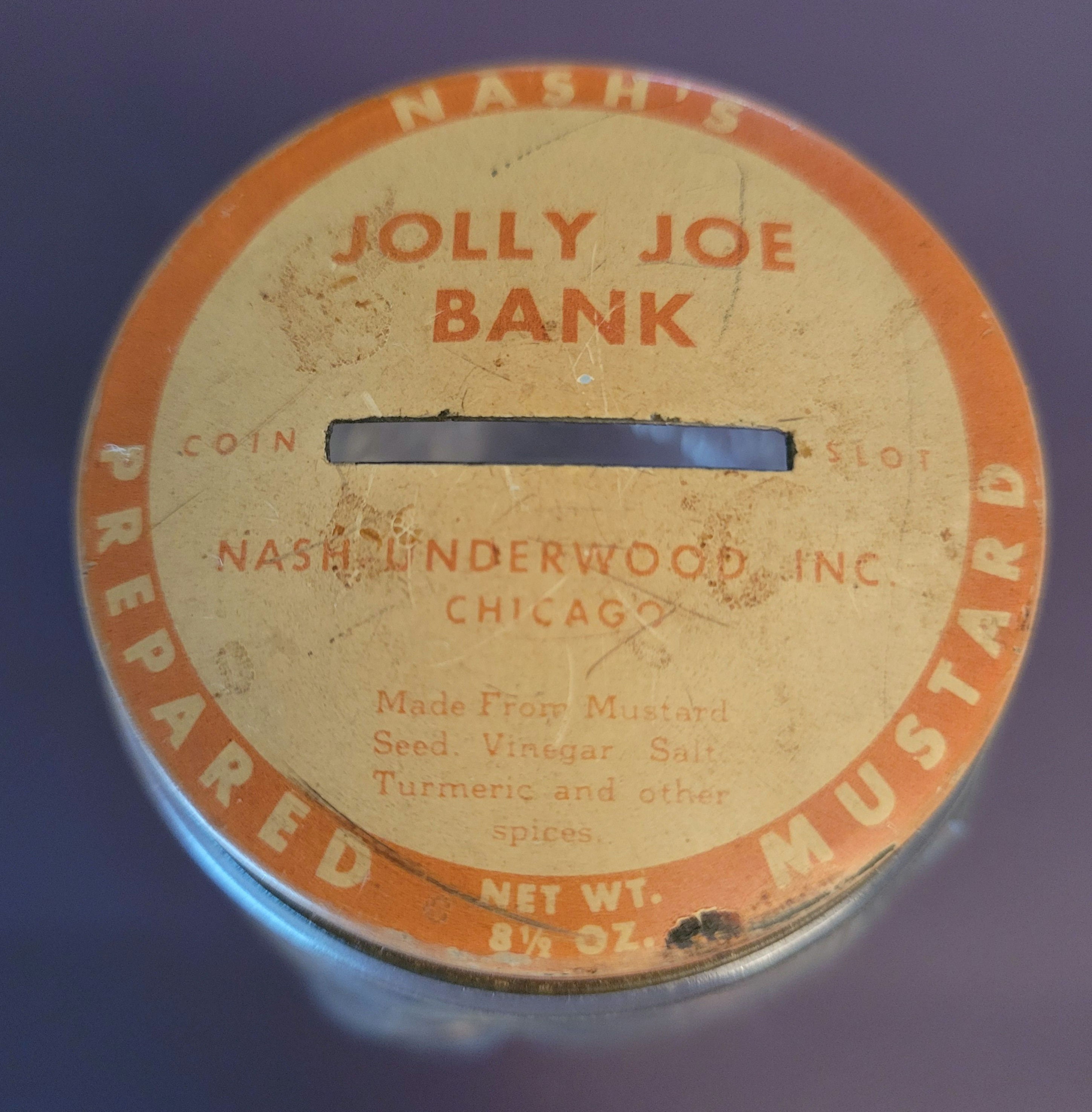 Vintage "lucky Joe" Jolly Joe Louis Boxer Commemorative Mustard Glass ...
