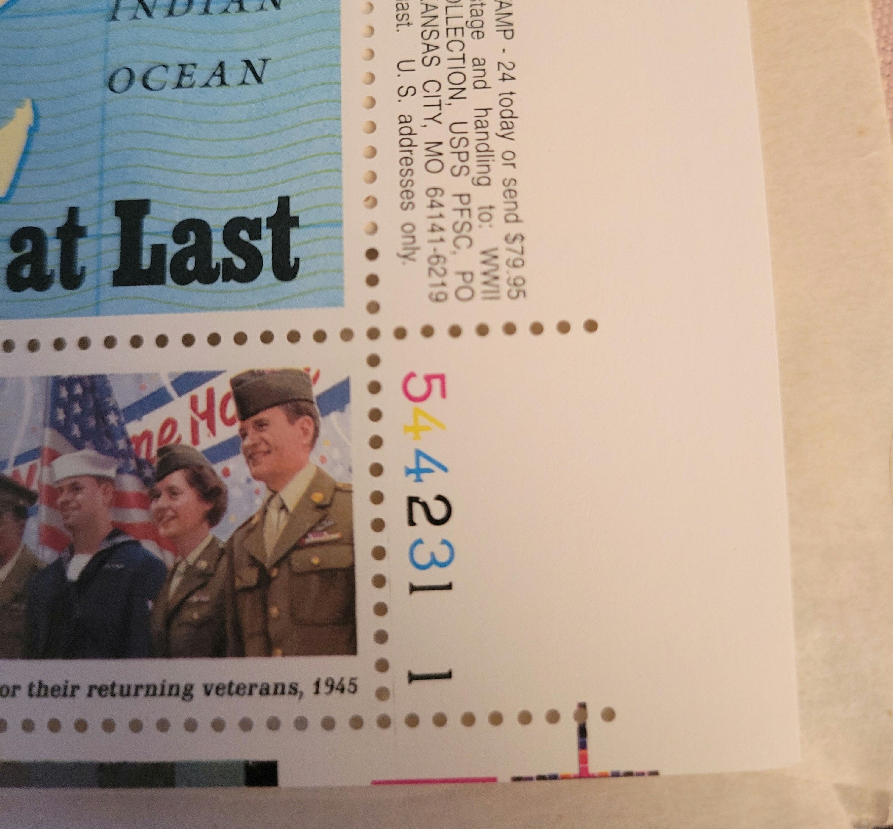 1993 USPS U.s. Stamp 1945 Victory at Last Scott 2981 WW2 Wwll Vf Mnh ...