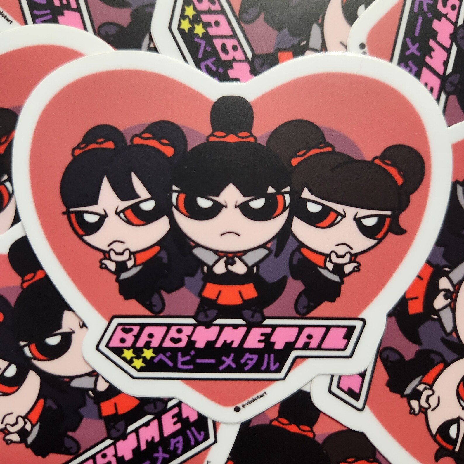 Babymetal X Power Puff Girls Parody Premium Die Cut Vinyl Sticker - Etsy