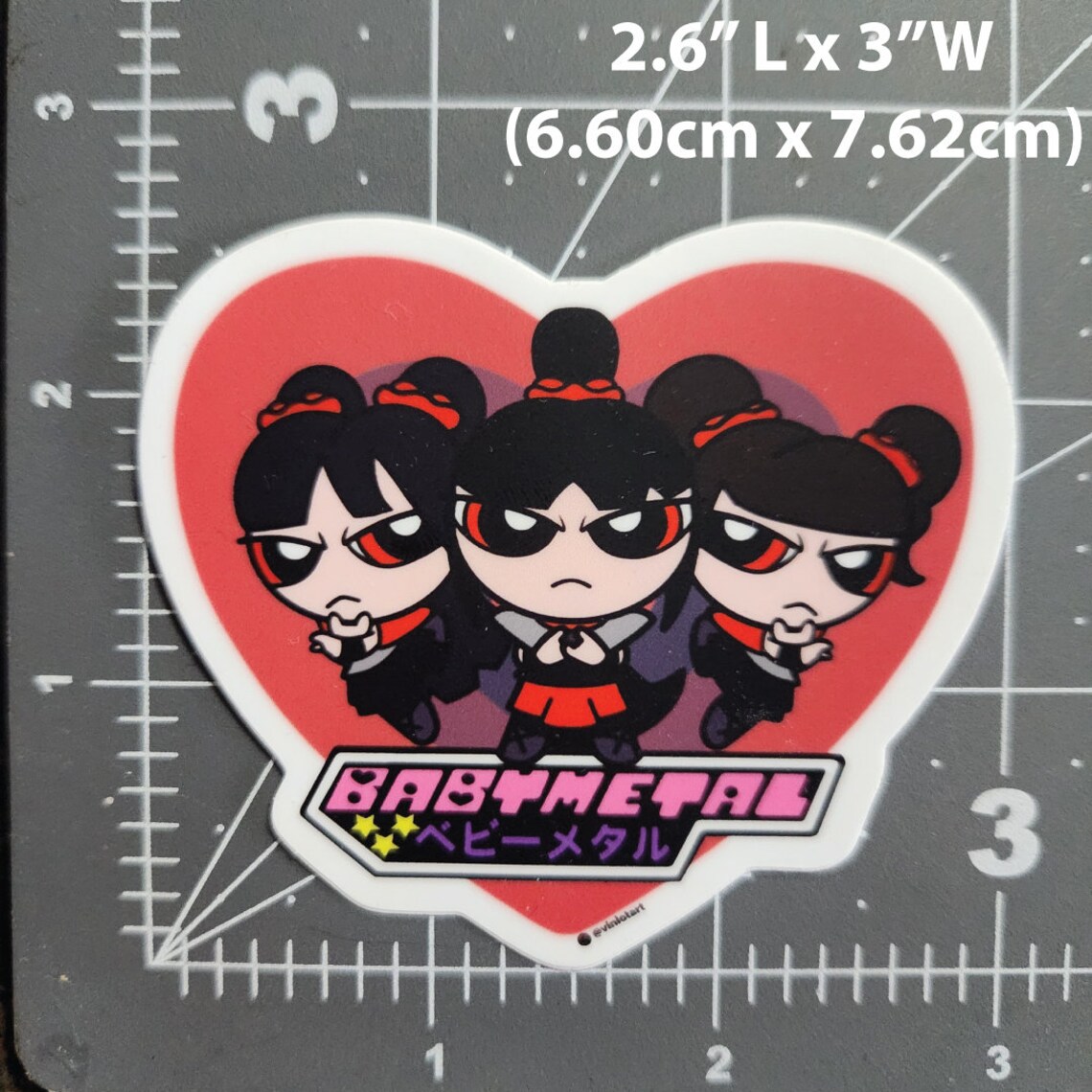 Babymetal X Power Puff Girls Parody Premium Die Cut Vinyl Sticker - Etsy