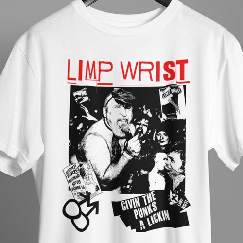 Limp Wrist Shirt Queercore Homocore Hardcore Punk Band | Etsy
