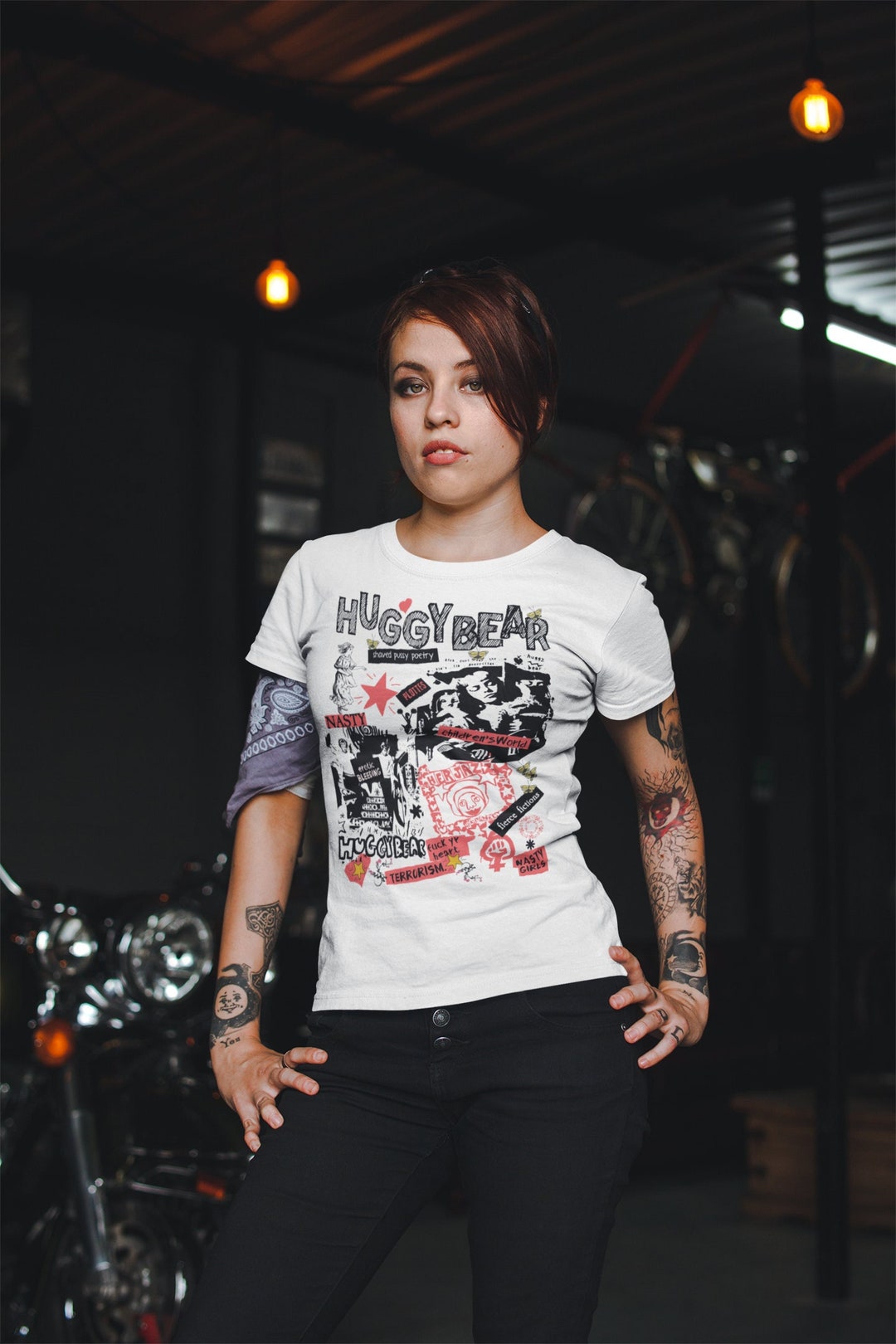Huggy Bear Band T-shirt: Riot Grrrl Post Punk Tee - Etsy