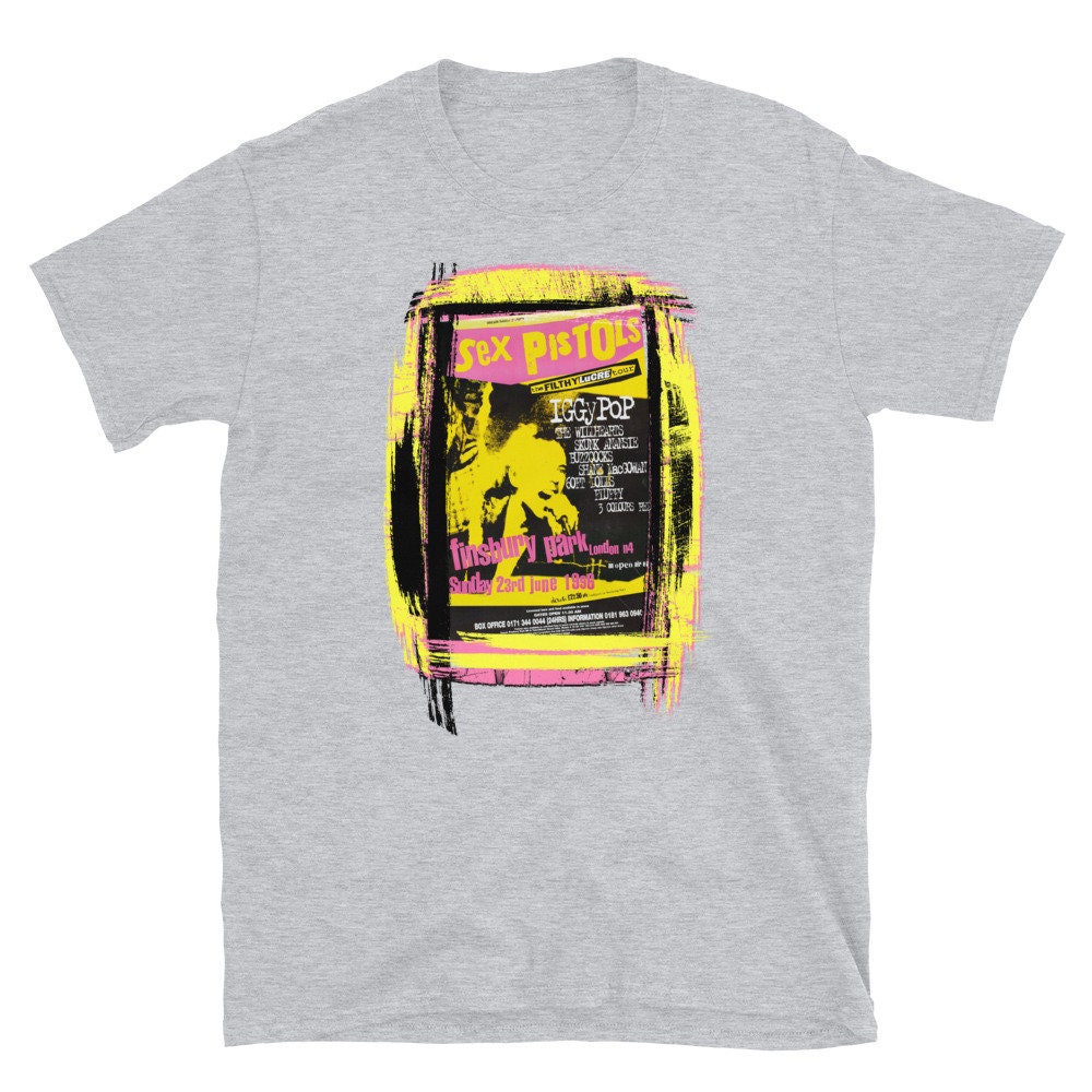 Punk Shirt Sex Pistols Shirt Punk Band Tee Etsy