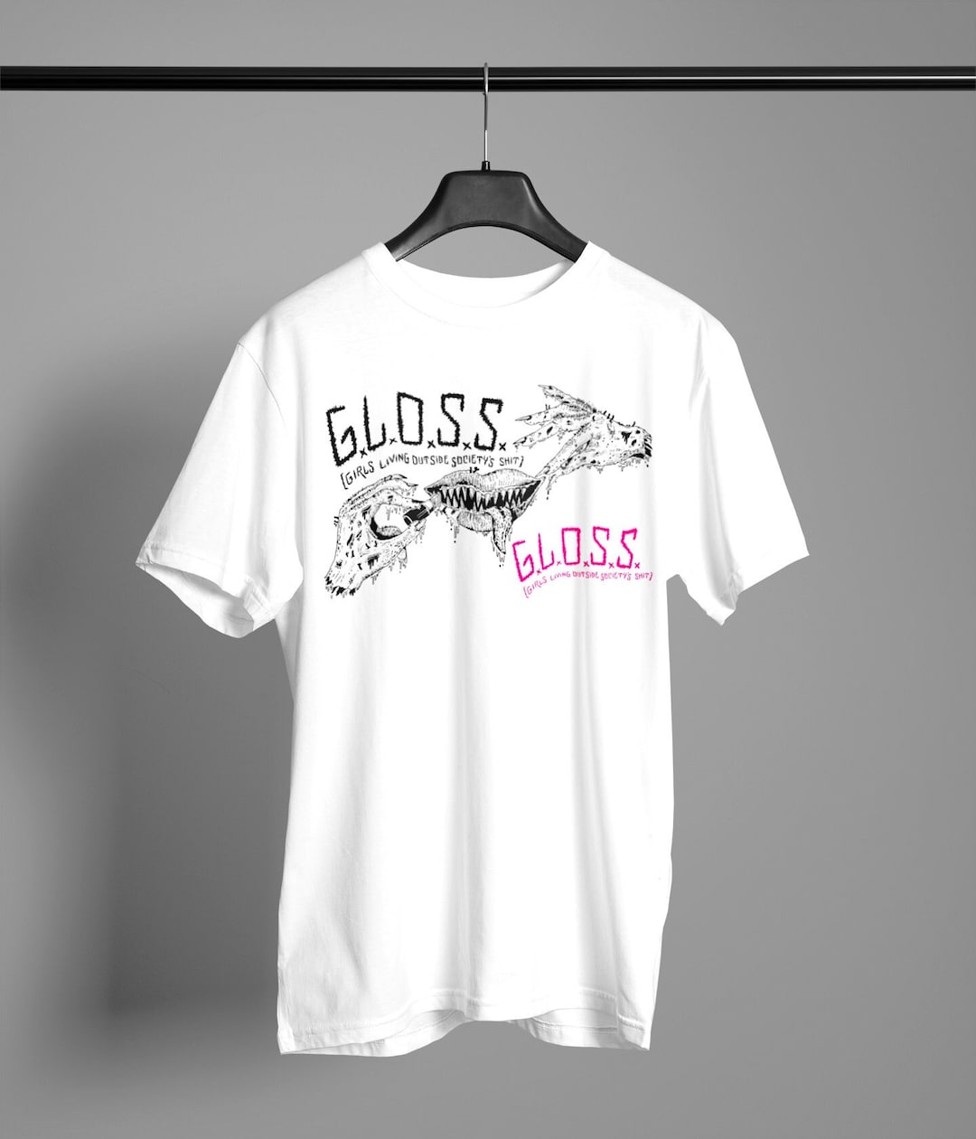 G.L.O.S.S T-shirt GLOSS Punk Shirt Hardcore Punk Band - Etsy