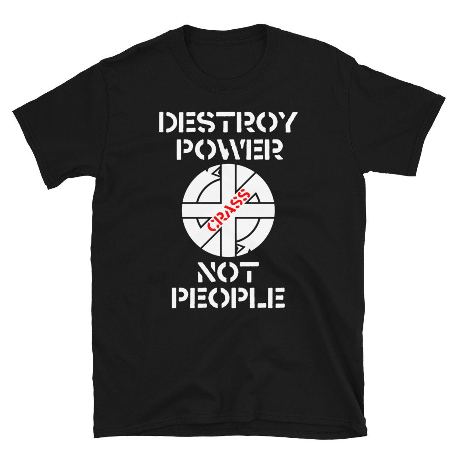 Crass T Shirt Crass Punk Tshirt Crass Band Shirt Punk Etsy