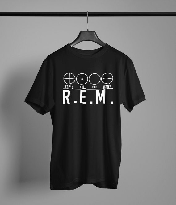 R.E.M T-Shirt 1980s Rock Band Shirt REM Band Tee | Etsy