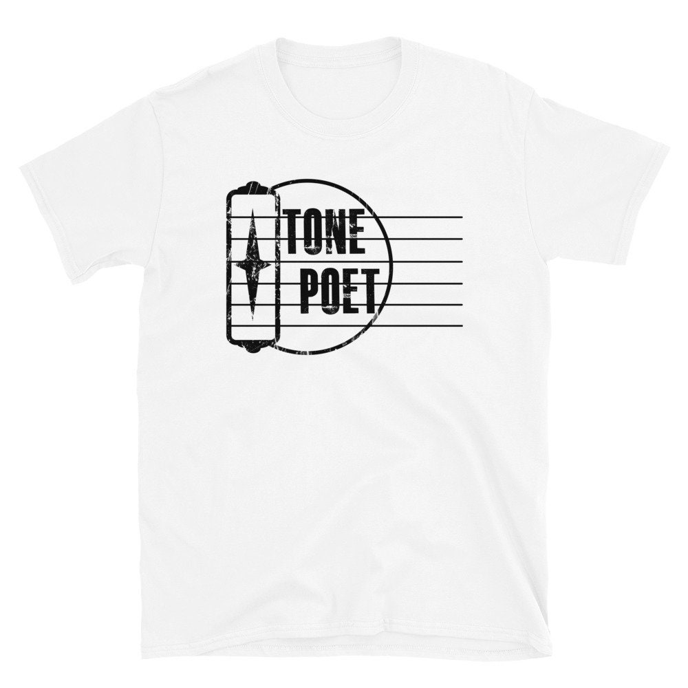 Tone Poet Guitar T-shirt Guitarist Shirt Musician T Shirt - Etsy