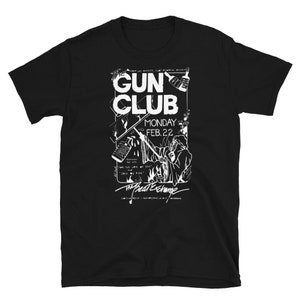 The Gun Club T-shirt | Hardcore Punk Shirt | Post Punk - Etsy
