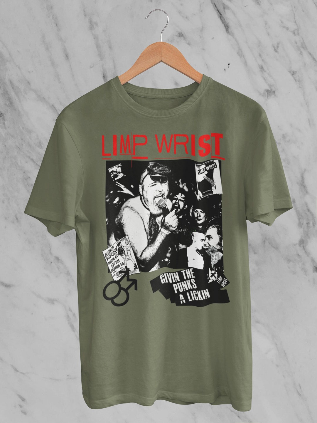 Limp Wrist Queercore Punk Band T-shirt - Etsy