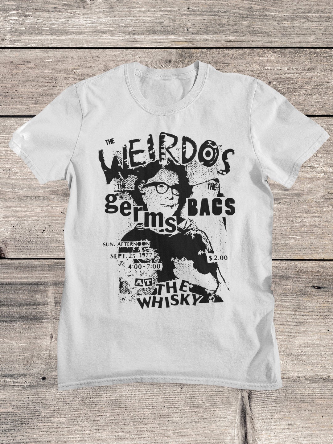 The Weirdos Punk Band T-shirt: the Germs, the Bags - Etsy