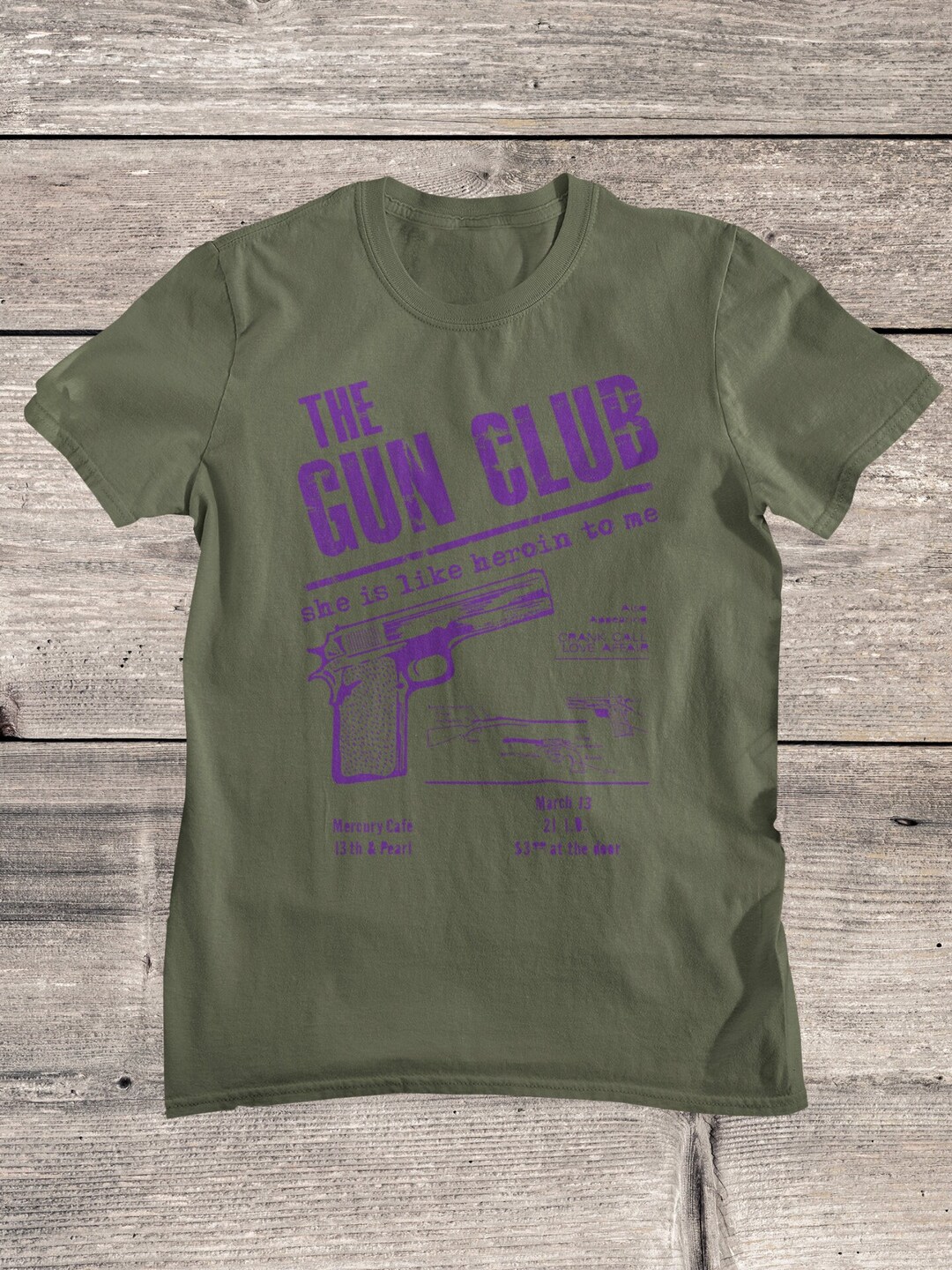 The Gun Club Band T-shirt. Post Punk Shirt - Etsy