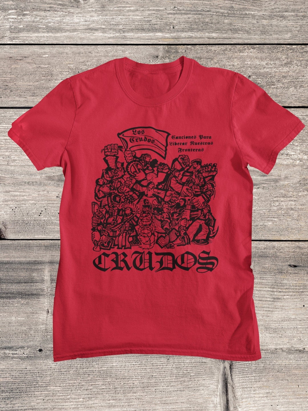 Los Crudos Shirt | Screamo Band T-shirt | Hardcore Punk - Etsy