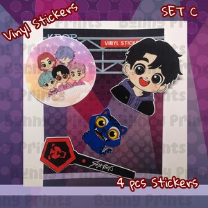 K-POP Demon Hunters Sticker Pack | KPDH Stickers | Kpop Idols Vinyl ...