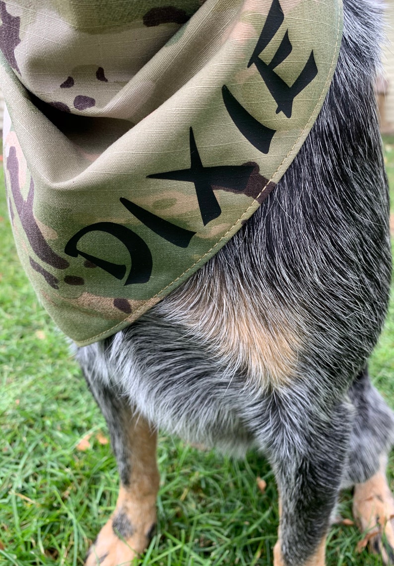 Personalized OCP Camo Doggy Bandana OCP Dog Bandana Army Dog - Etsy