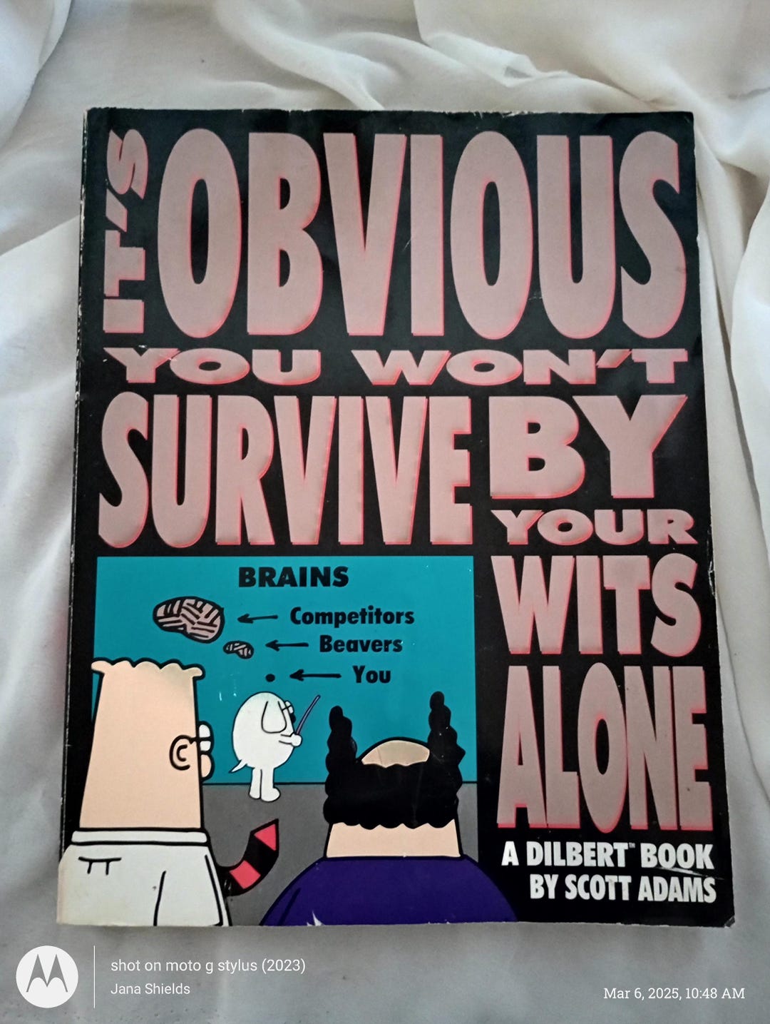 Vintage Dilbert Comic Book It's Obvious You Won't Survive by Your Wits ...