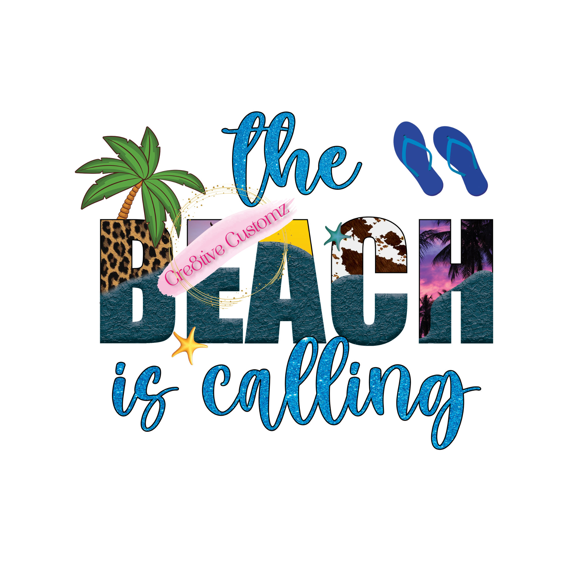 Beach Calling PNG Digital File - Etsy