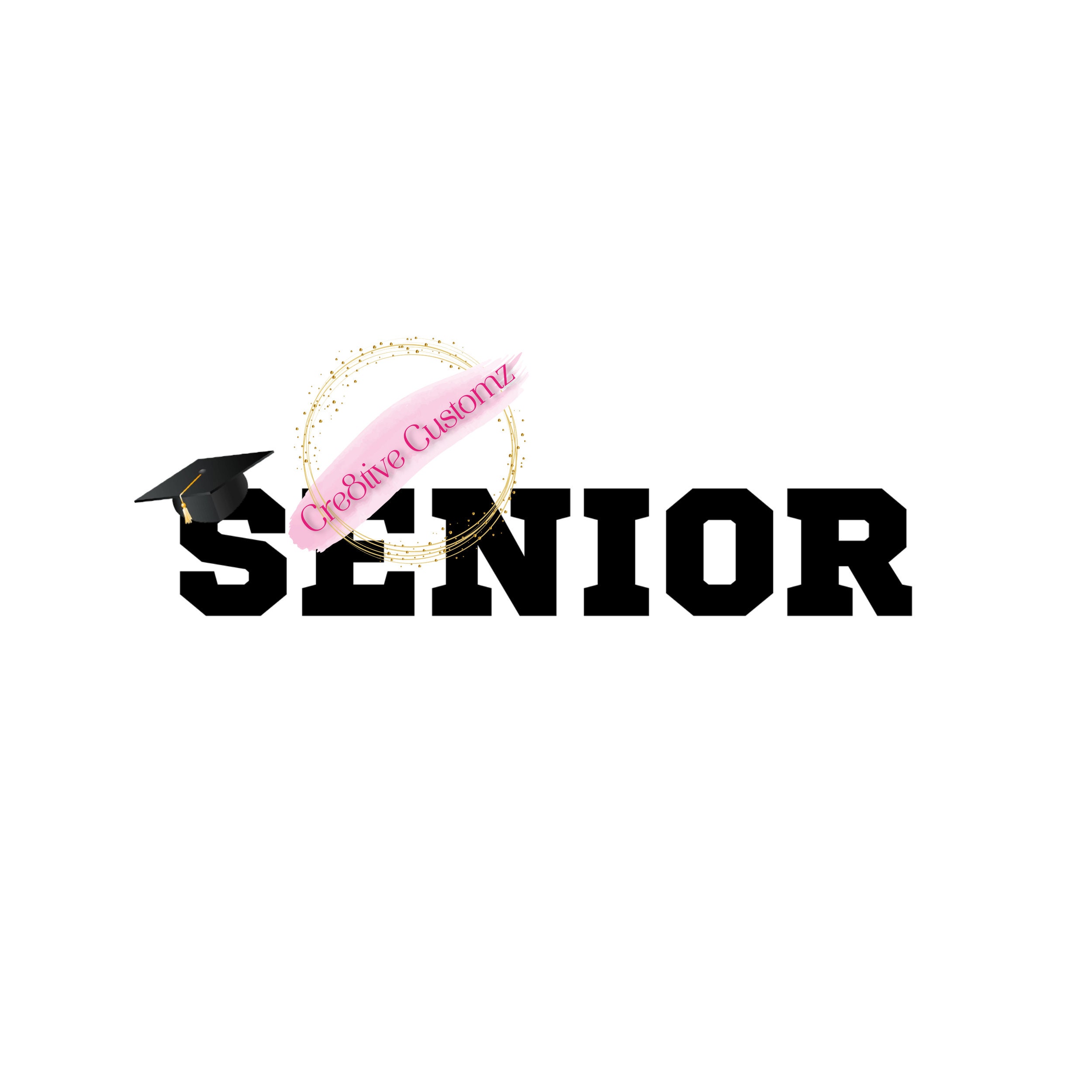 Senior Block With Cap PNG Digital File - Etsy