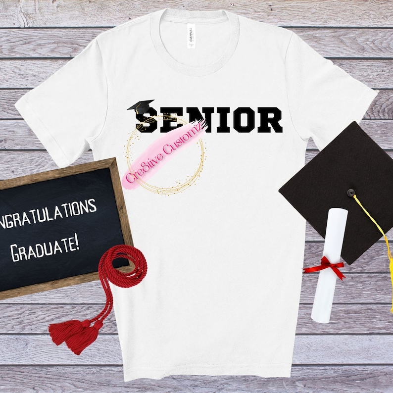 Senior Block With Cap PNG Digital File - Etsy