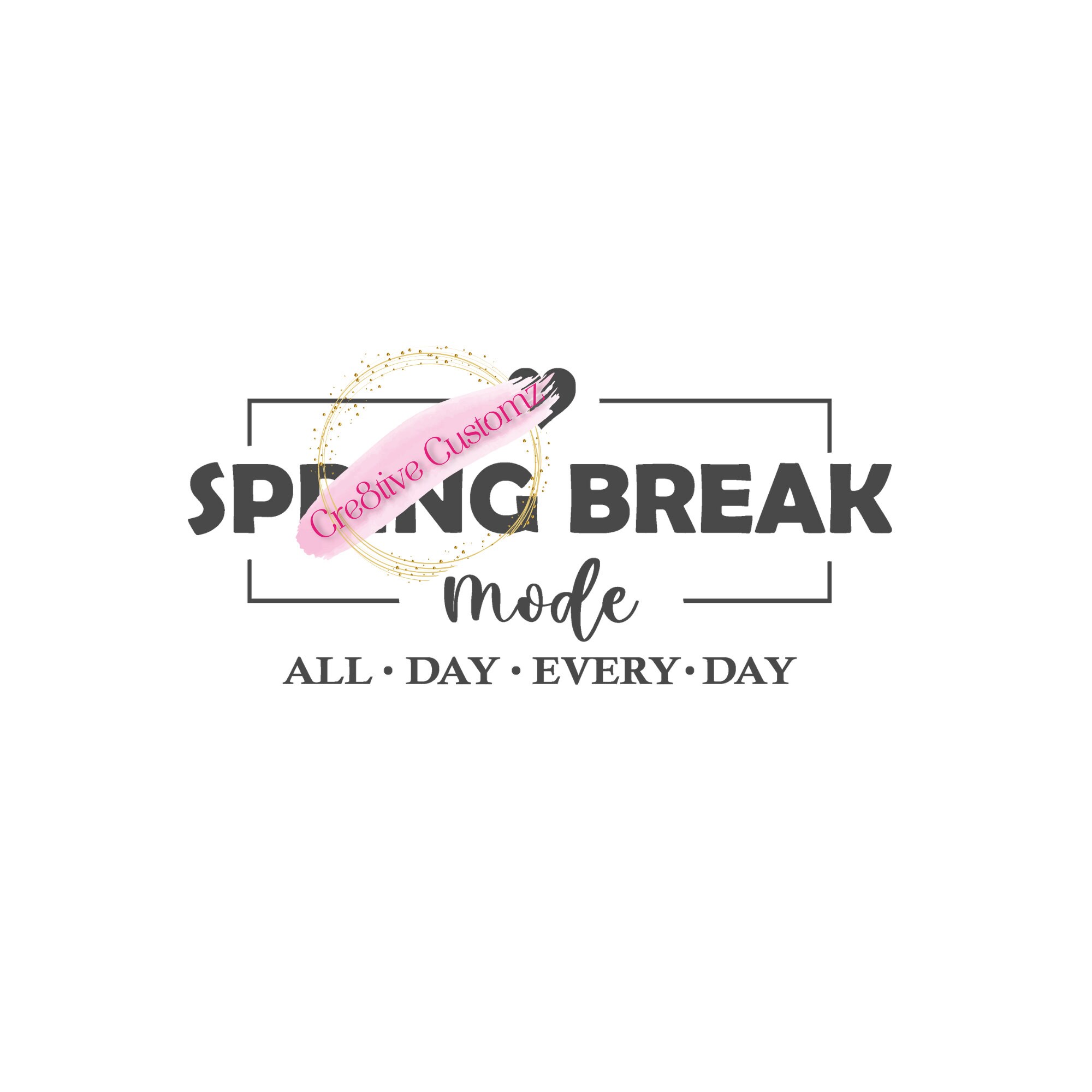 Spring Break Mode PNG Digital File - Etsy