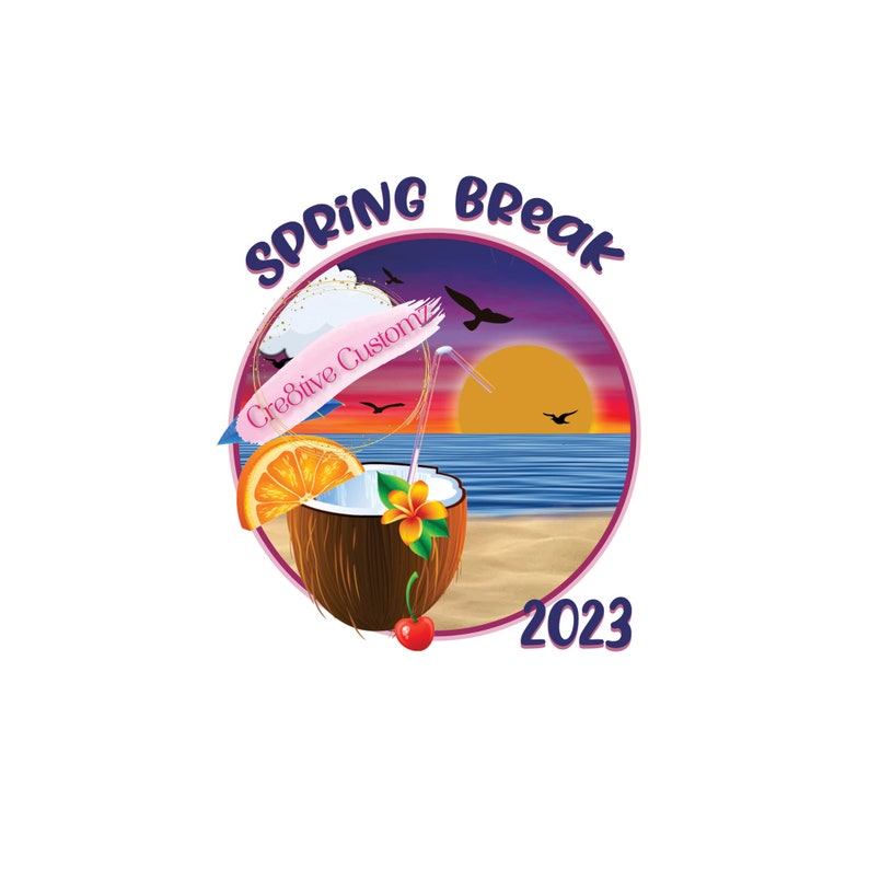 Spring Break 2023 PNG Digital File - Etsy