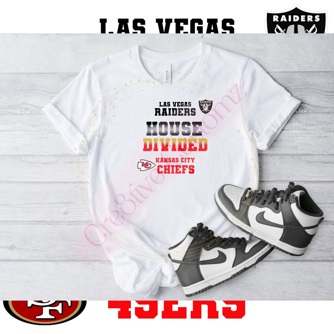 House Divided Football PNG Digital File - Etsy