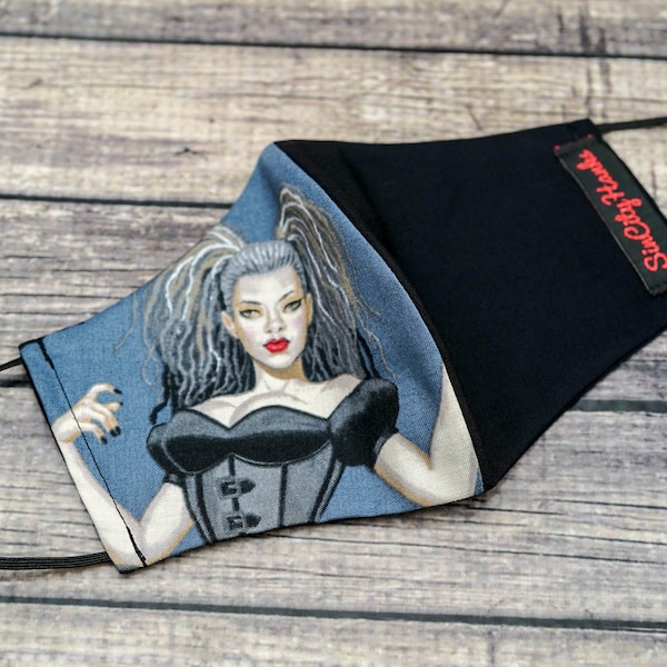 Witch Face Mask - Etsy