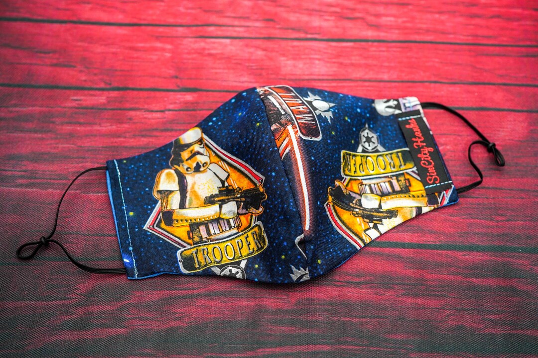 Star Wars Character Face Mask - Etsy