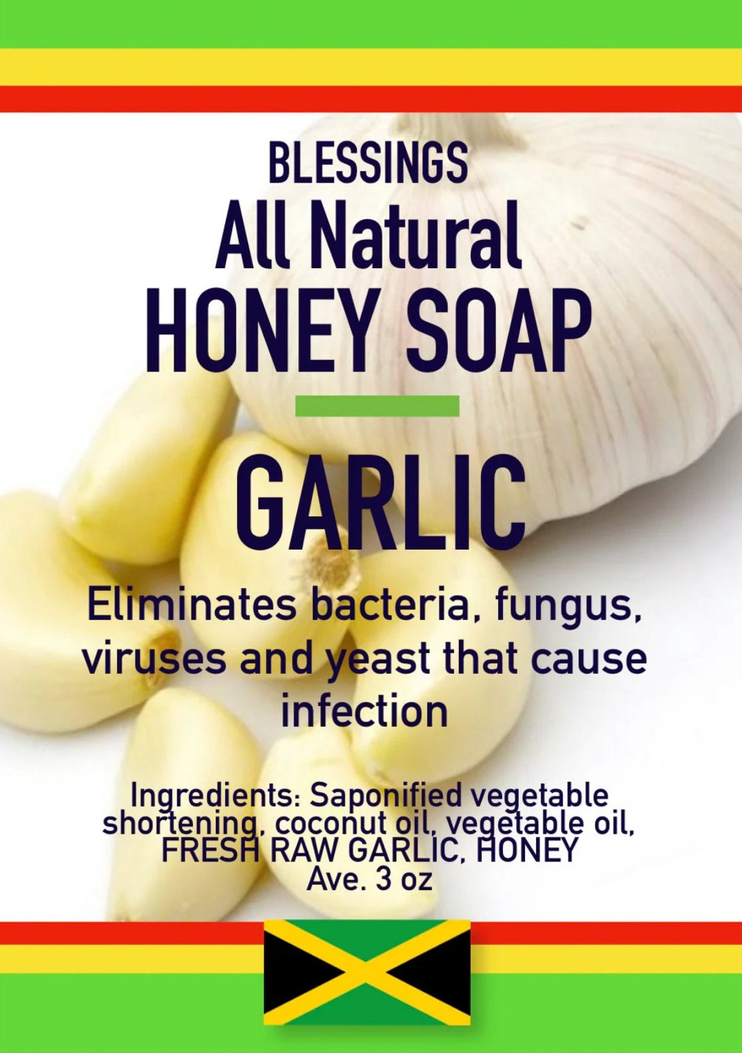 Blessings All Natural Honey Garlic Soap - Etsy UK