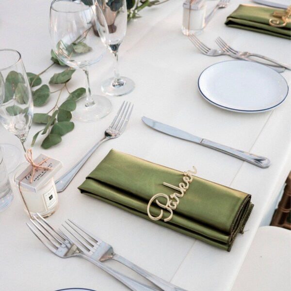 Glitter Name Cards - Etsy