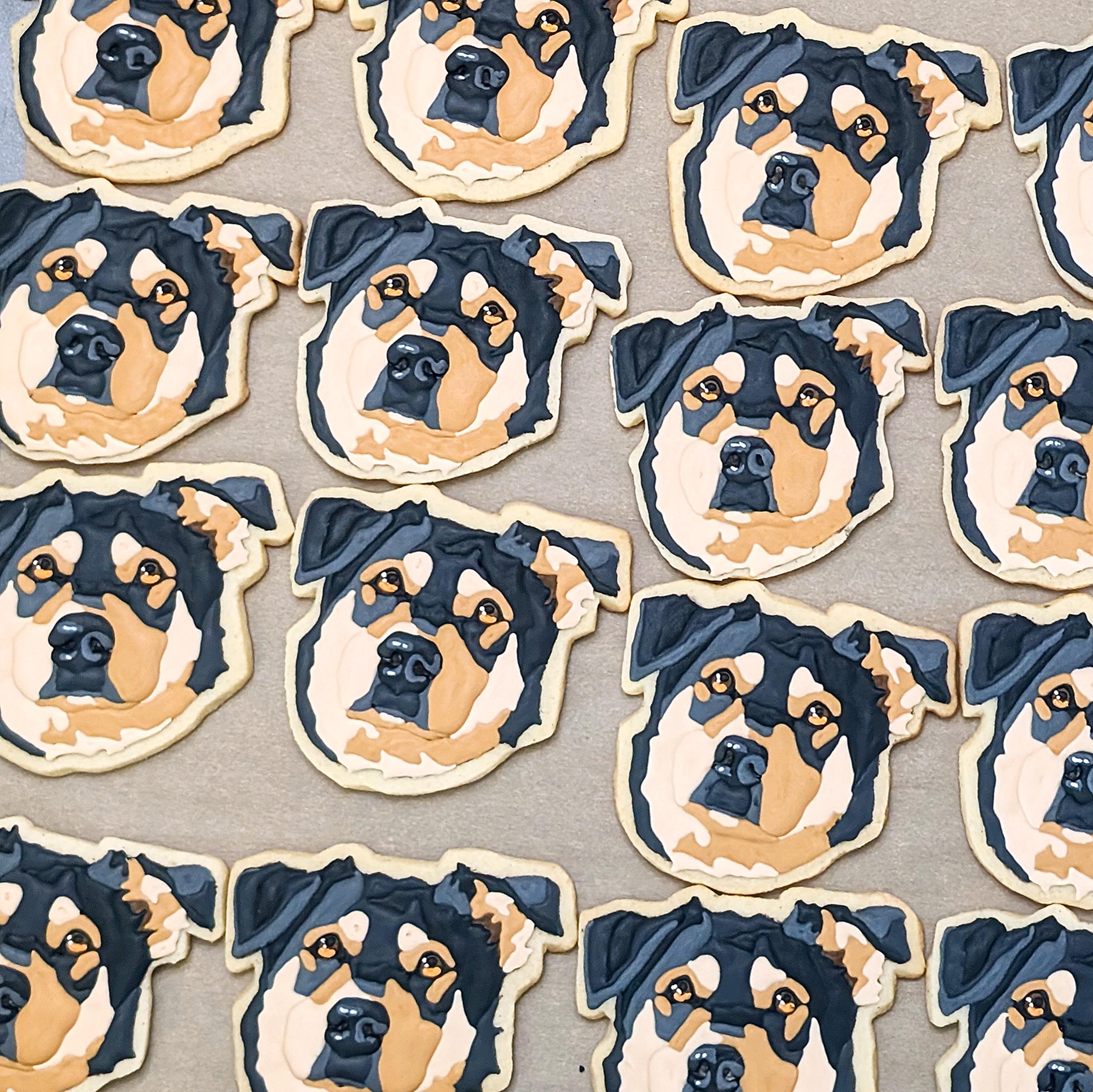 Custom Dog Sugar Cookies (one Dozen) - Etsy