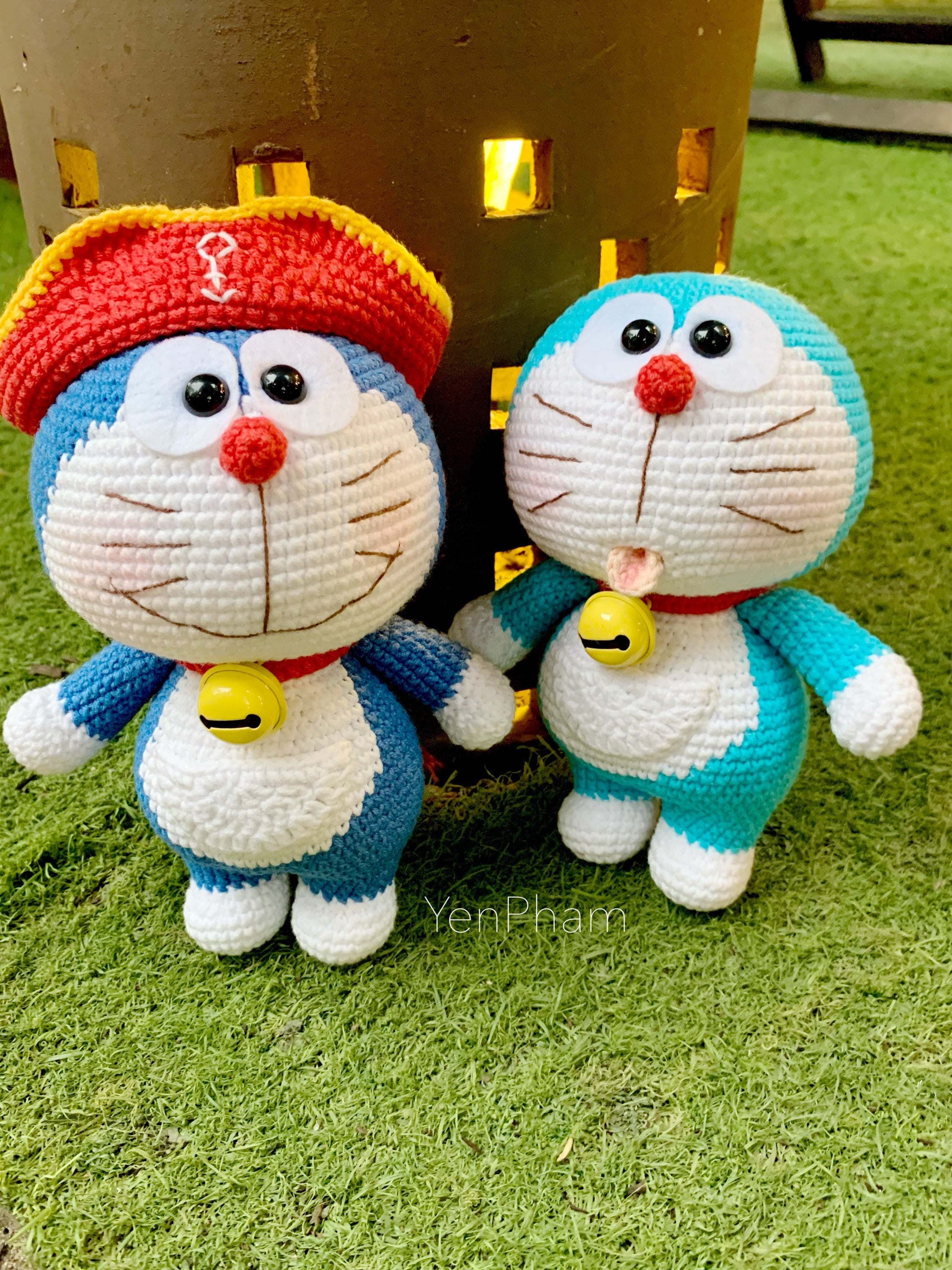 CROCHET DORAEMON | Finished Product | New | Free Shipping - Etsy