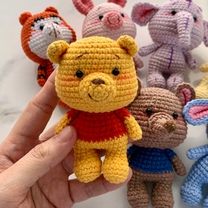 Mini Pooh and Friends | Finished Products | Amigurumi | Crochet ...