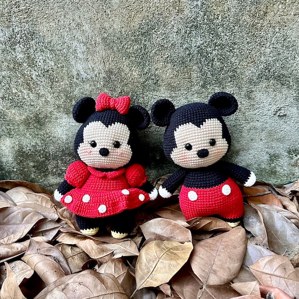 Minnie Mouse Crochet Doll - Etsy