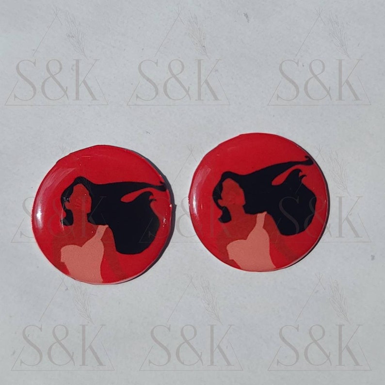 1 Inch Handmade MMIW Red Dress Photo Cabochon Epoxy Sticker - Etsy