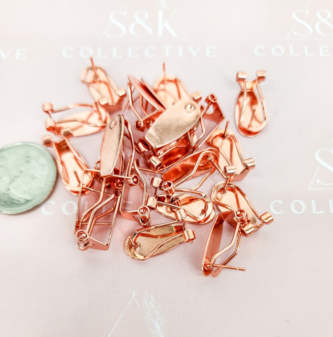 10 Fingernail Posts High Quality for Beading Earring Posts Earring ...