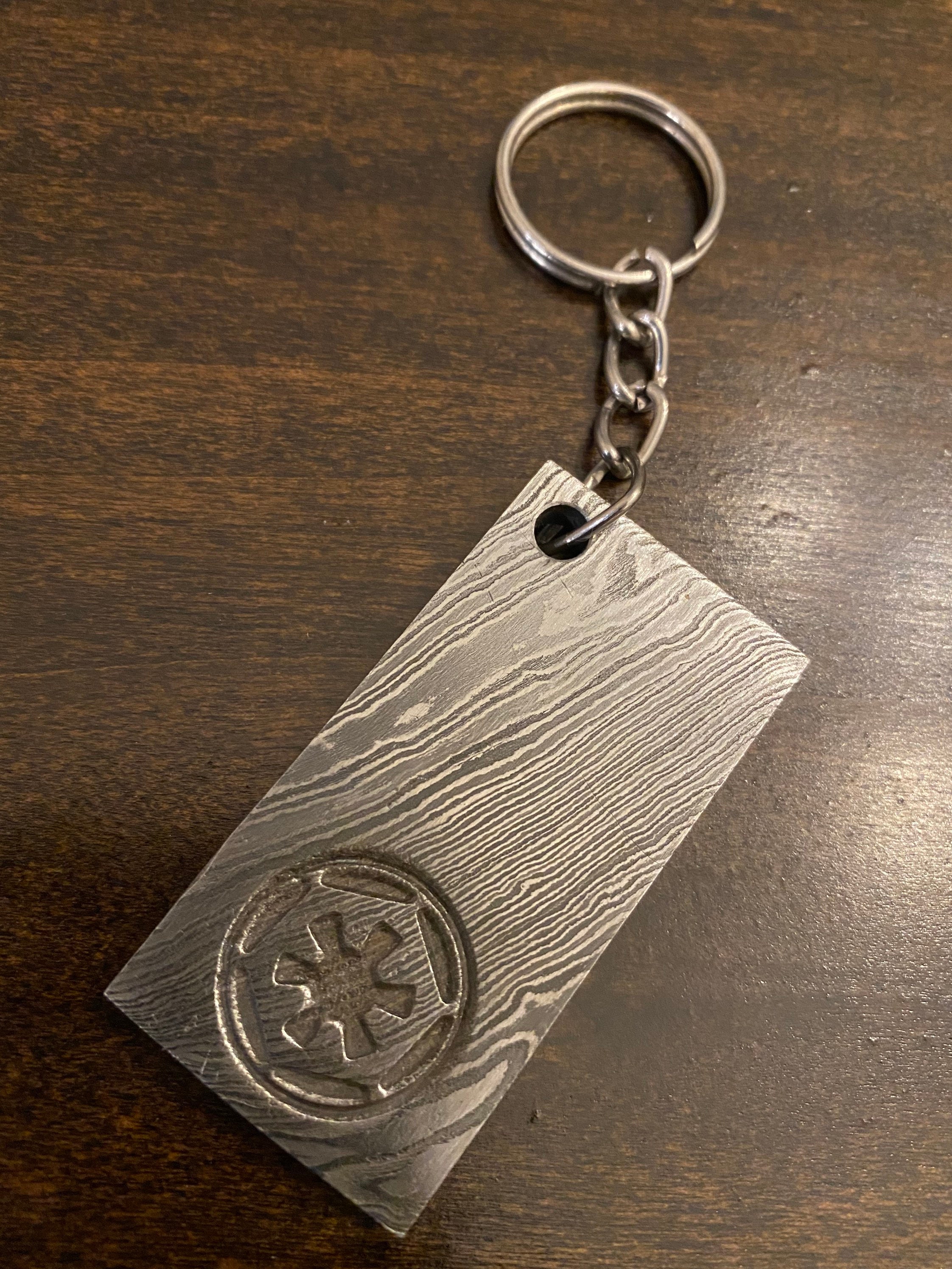 Damascus Beskar Ingot Keychain Prop Replica From Mandalorian. - Etsy