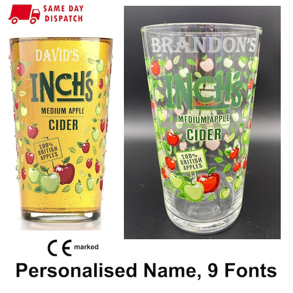 Personalised Glass - Etsy UK