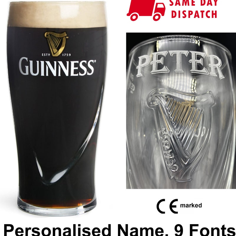 Vintage guinness pint glass - Etsy.de
