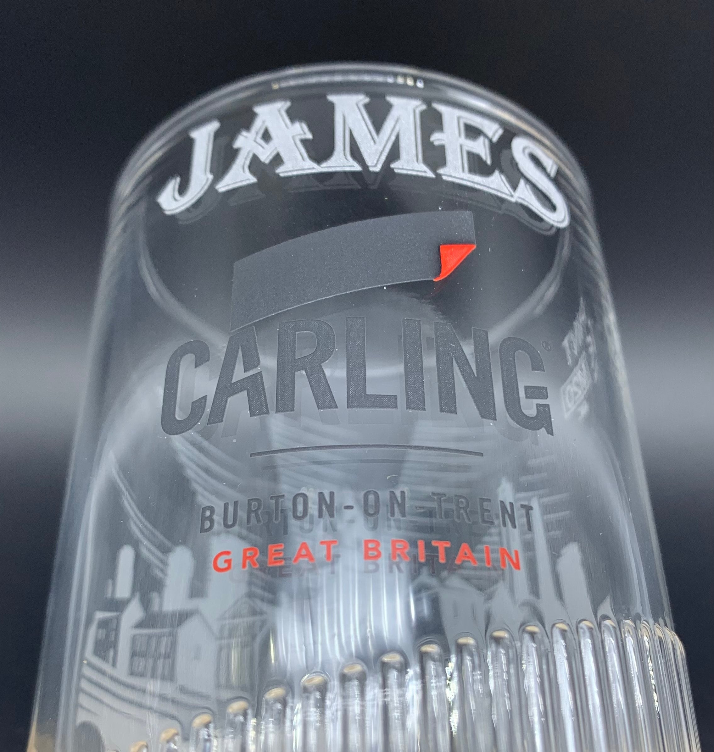 Personalised Engraved Carling 1 Pint Glass. 20oz. Personalised With ...
