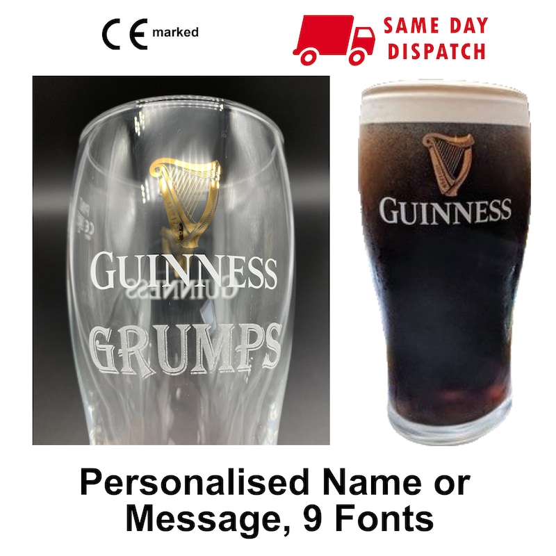 Guinness Glasses - Etsy Australia