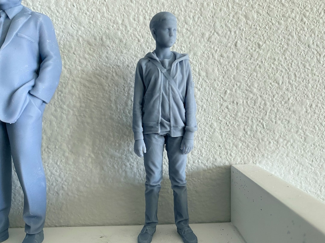 Realistic Miniature Young Boy With Cross Shoulder Bag - Miniature Boy ...