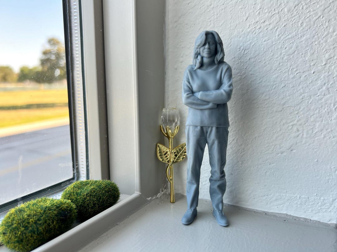 Miniature Woman - Realistic Miniature Woman W Arms Folded - Modern ...