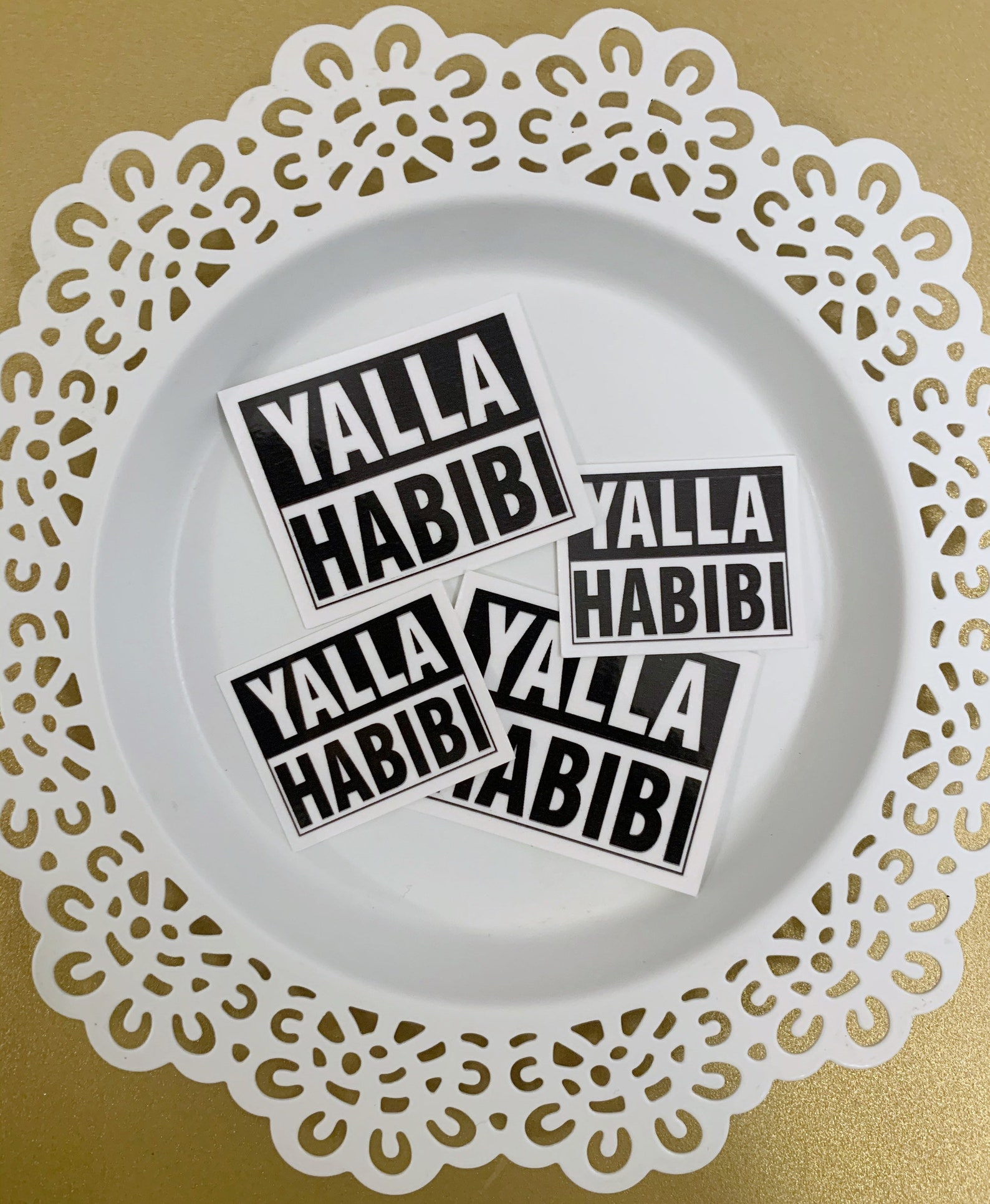 Yalla Habibi Sticker Muslim Stickers Muslim Decals Islamic | Etsy