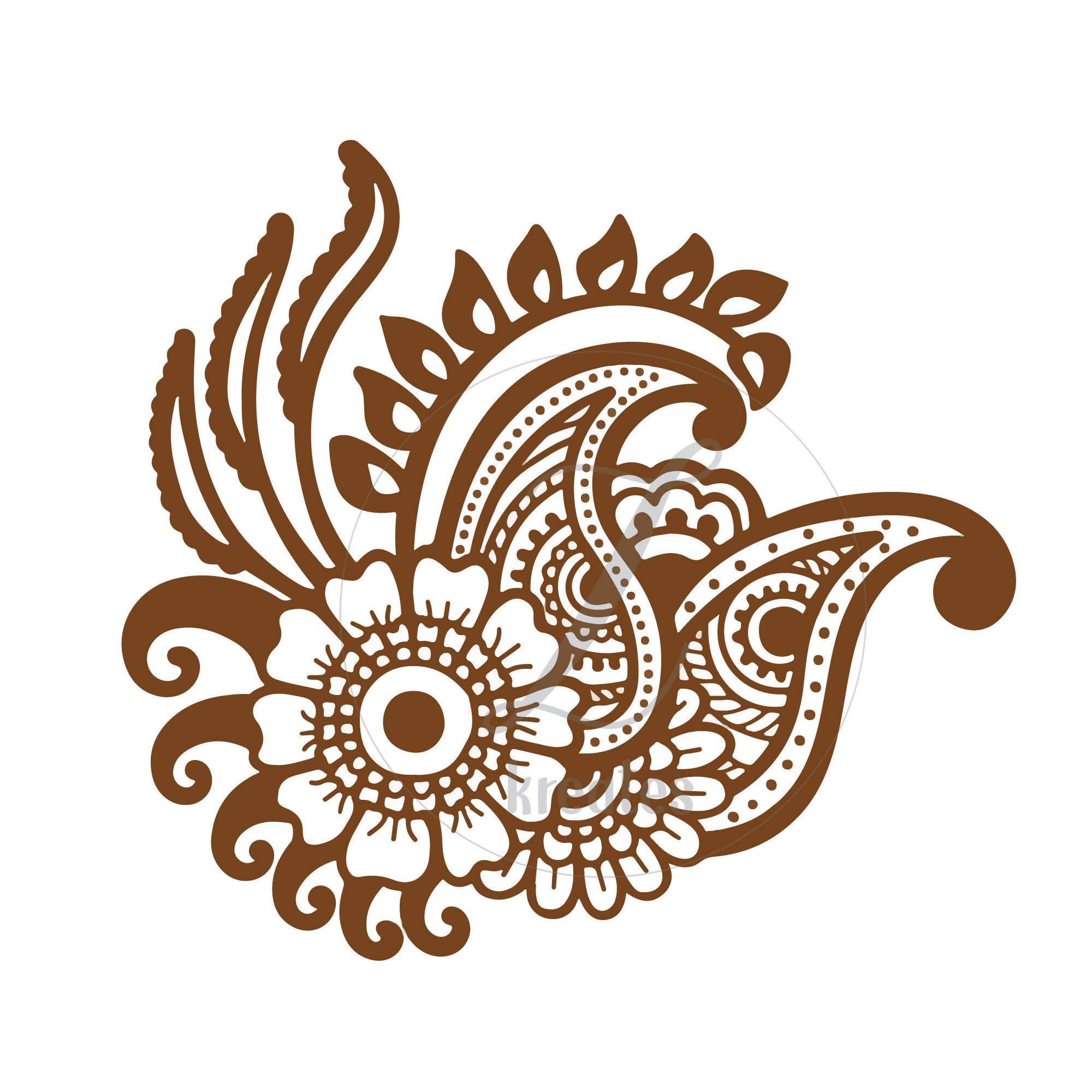 Henna Mehndi Design Sticker Muslim Decals Islamic Vinyl | Etsy