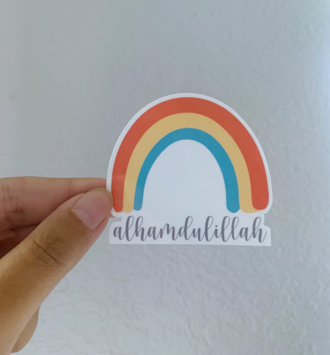 Rainbow Alhamdulillah Sticker Islamic Planner Sticker | Etsy